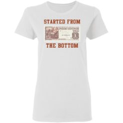 Food coupon Food stamp started from the bottom shirt, sweatshirt, hoodie