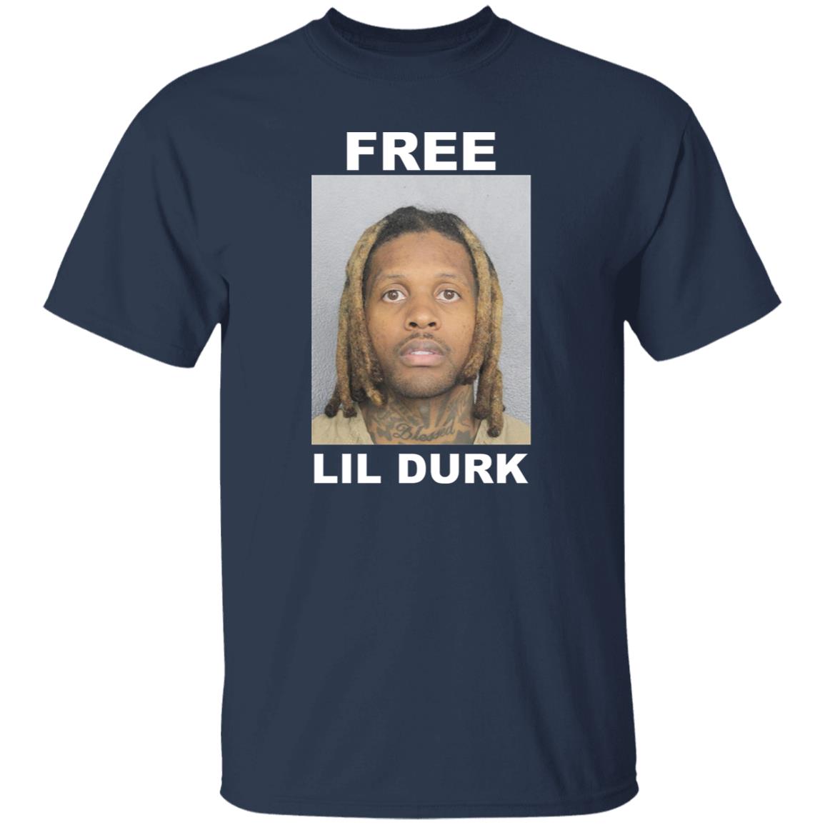 Free Lil Durk Mugshot Shirt - Bucktee.com