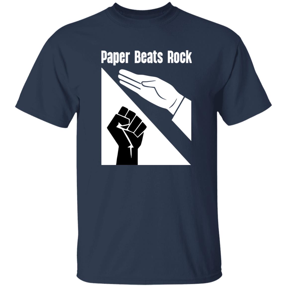Paper Beats Rock Shirt - Bucktee.com